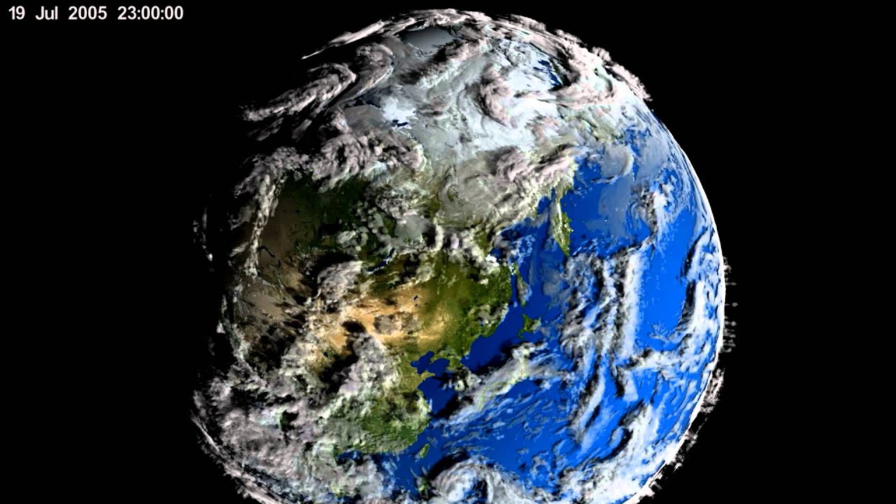 Volume-Rendered Global Atmospheric Model by NASA's Scientific ...