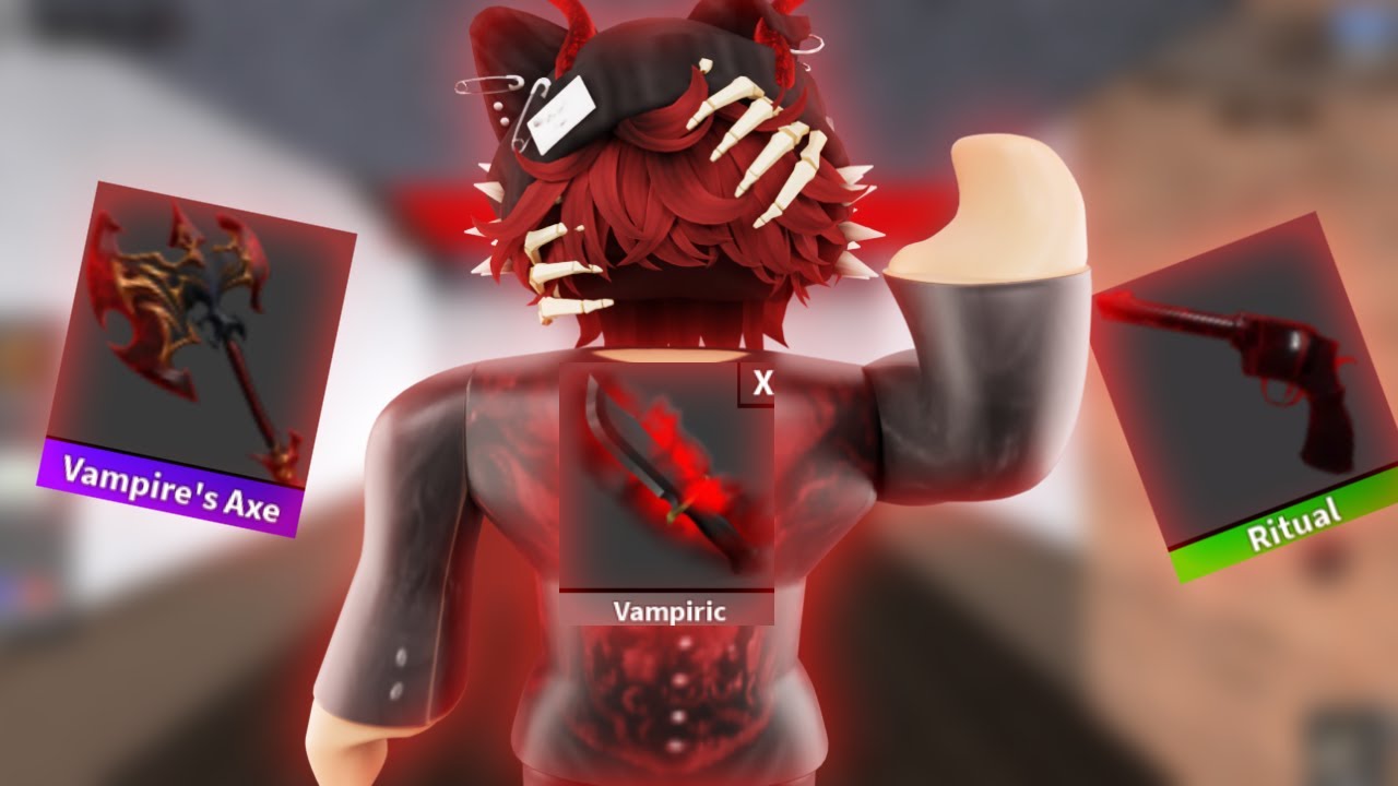 MM2 MONTAGE WITH THE VAMPIRE SET! - YouTube