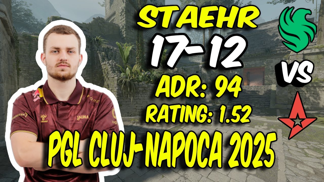 Staehr drops 17 Kills vs Falcons! Staehr POV (Ancient) at PGL Cluj ...