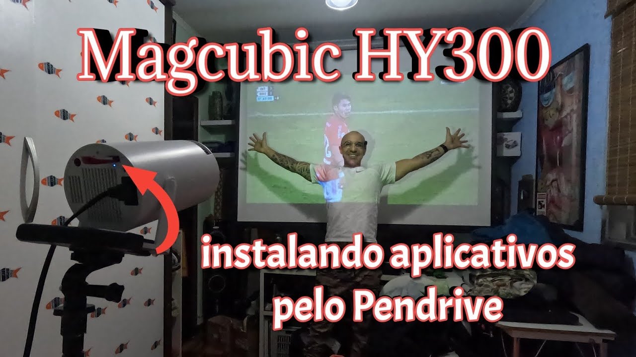 Projetor Magcubic HY300 - Como instalar aplicativos - YouTube