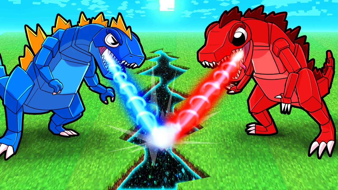 GODZILLA RAINBOW FRIENDS WORLD! (Hollow Earth) - YouTube