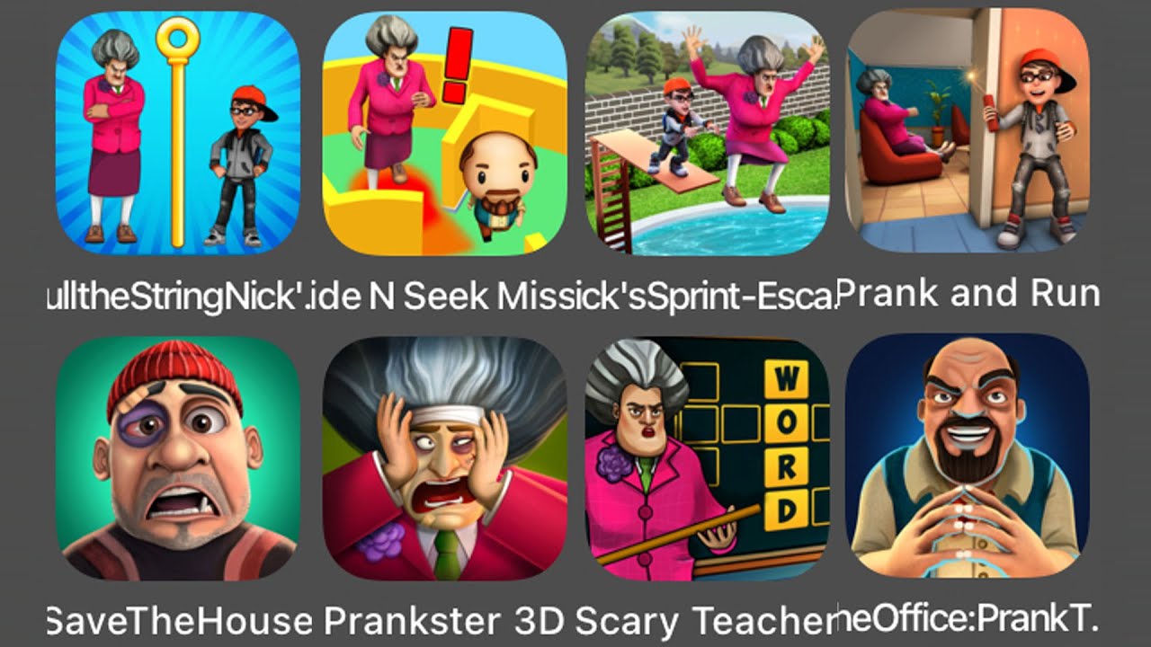 Pull The String Nick's Quest,Hide N Seek Miss T,Nick's Sprint Escape ...