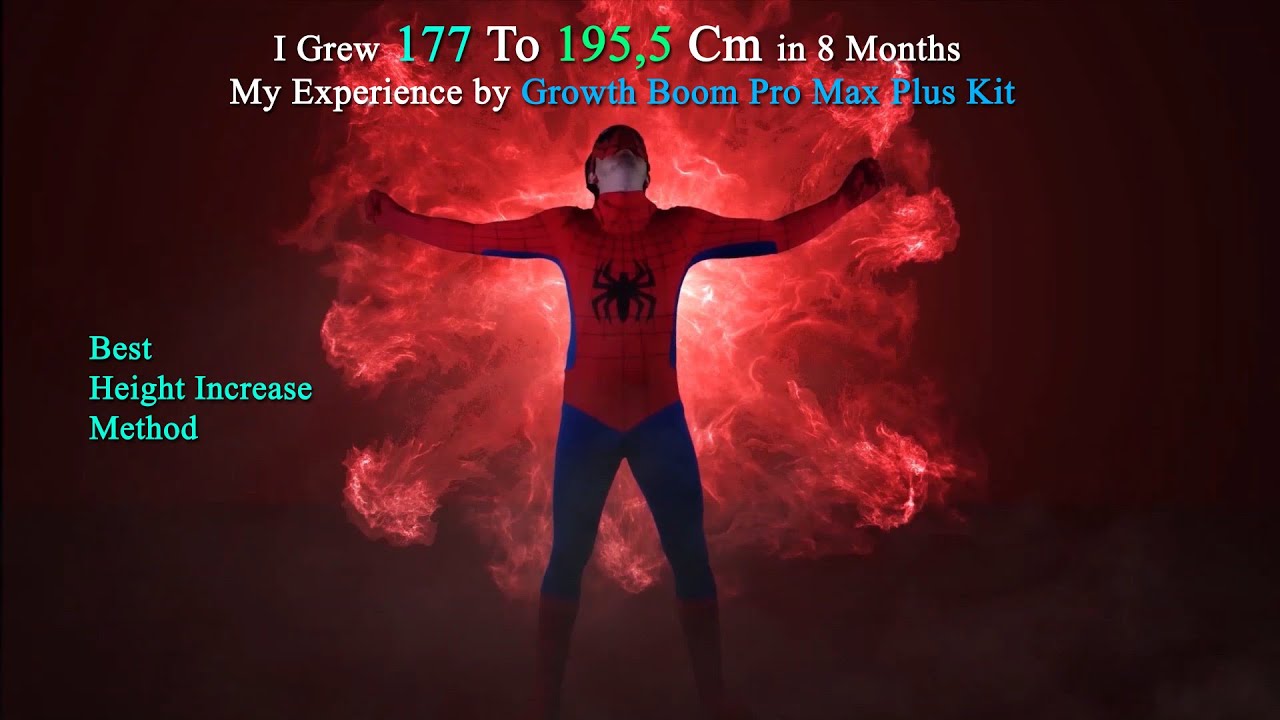 177 to 195,5 CM | Growth Boom Pro Max Plus Kit 8 Months Result | My ...