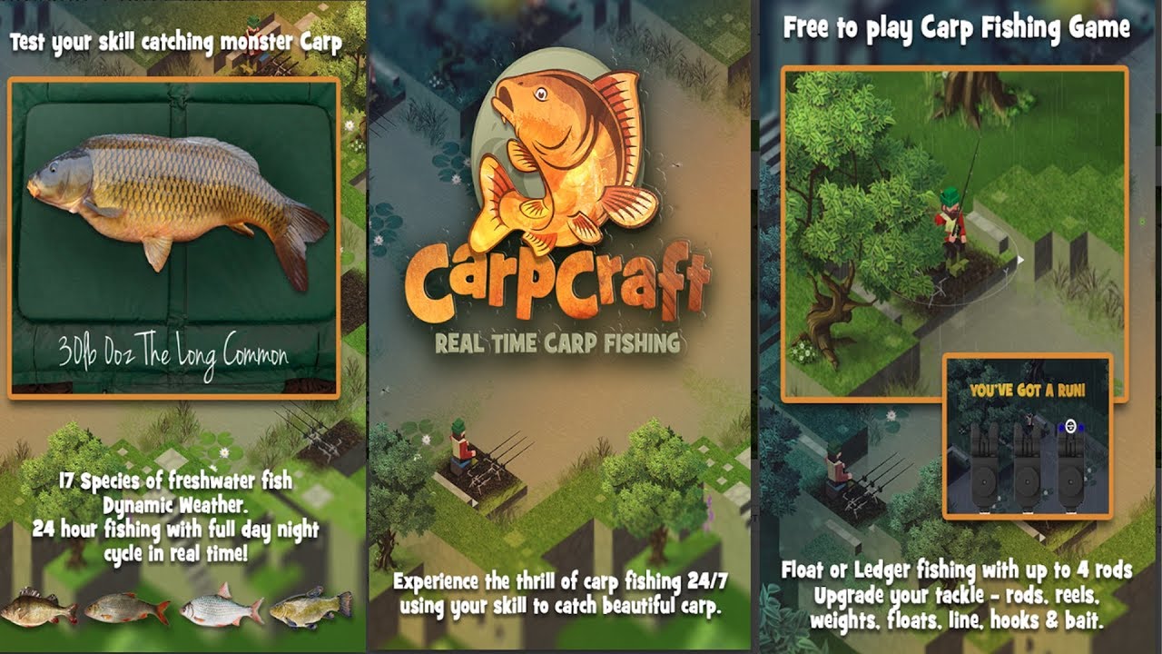 CARPCRAFT: CARP FISHING ANDROID GAMEPLAY AND WALKTHROUGH PART 1 - YouTube