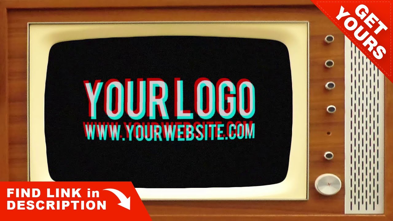 Vintage TELEVISION intro Display Show - YouTube