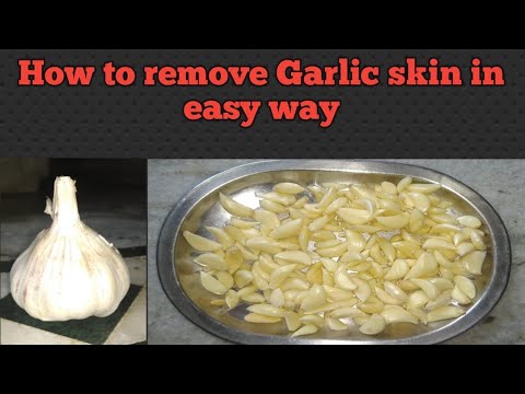 How to remove Garlic skin in easy way #nunnavlogs - YouTube