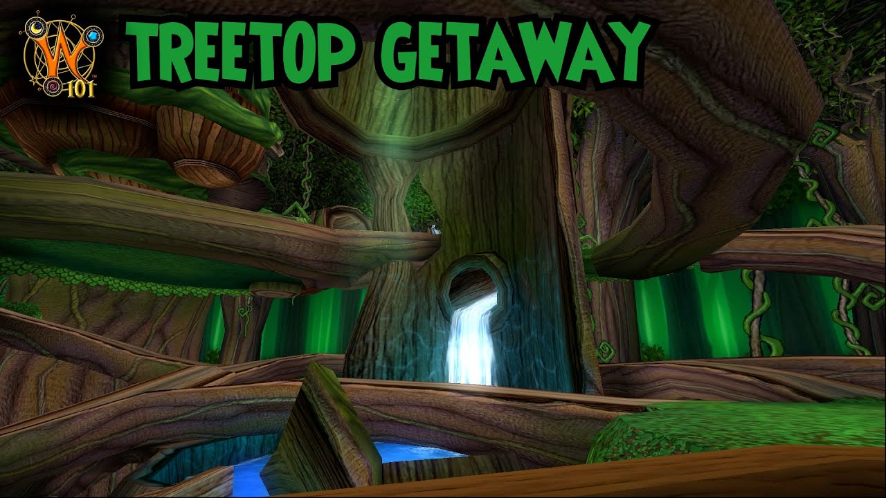 Wizard101 Treetop Getaway - 30 Minutes Ambience - YouTube