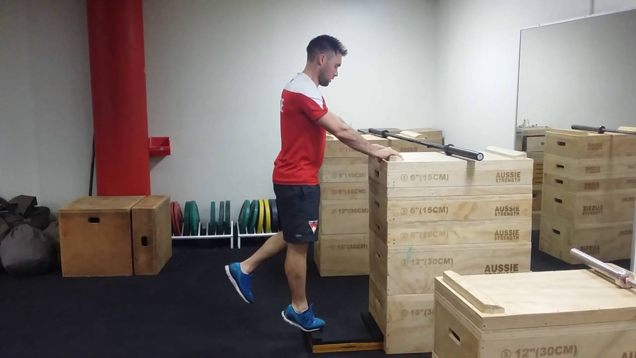 Single Leg Calf ISO Holds - YouTube