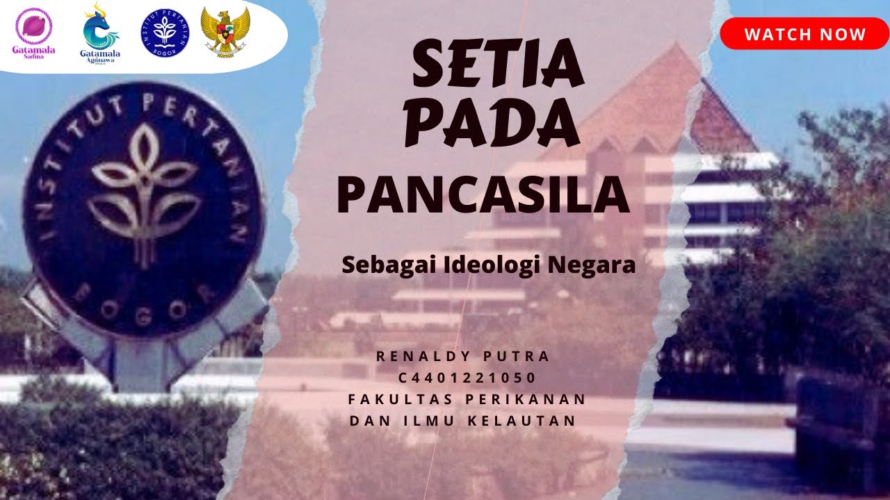 Setia Pada Pancasila Sebagai Ideologi Negara || #PMBIPB2022 # ...