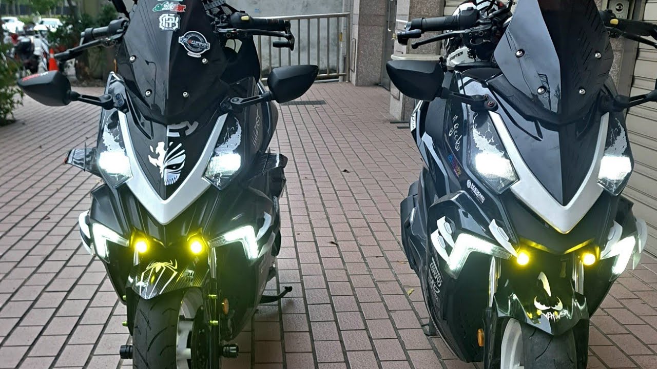 SYM, DRG, MOTORCYCLE, Install mini driving Ligths auxiliaries Ligths ...