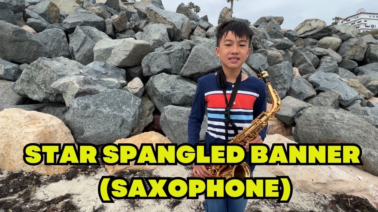Star Spangled Banner ( Saxophone 🎷) Cover by 11 y/o Brayden # ...