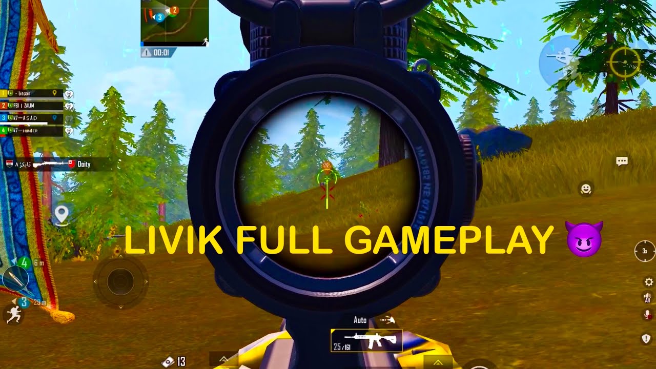 GUN GAME LIVIK FULL GAMEPLAY😈 #pubgmobile - YouTube