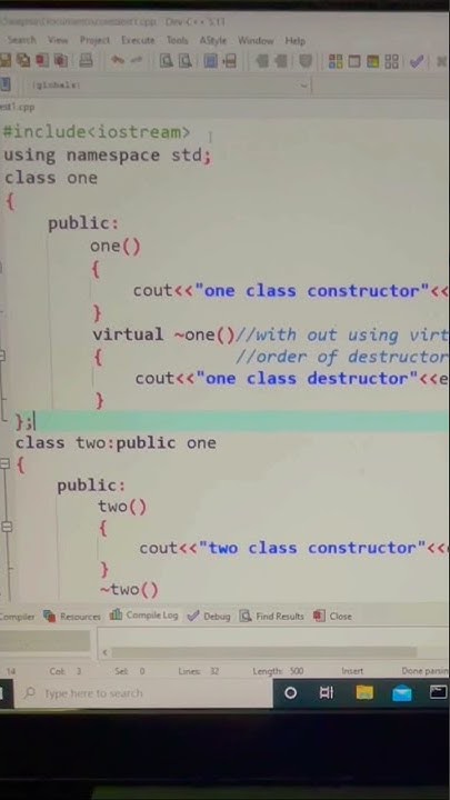 Virtual destructor in cpp - YouTube