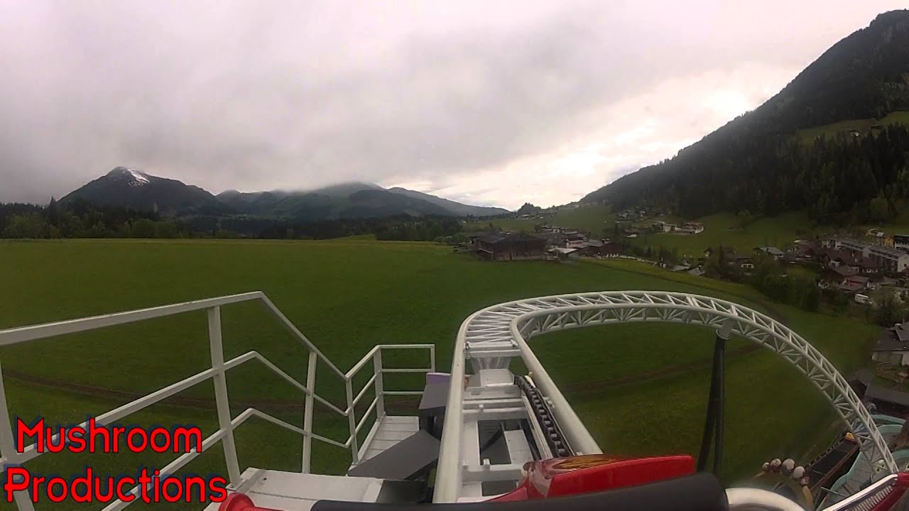 Big Bang, Familienland Erlebnispark, Austria. Zierer Coaster Front Row ...