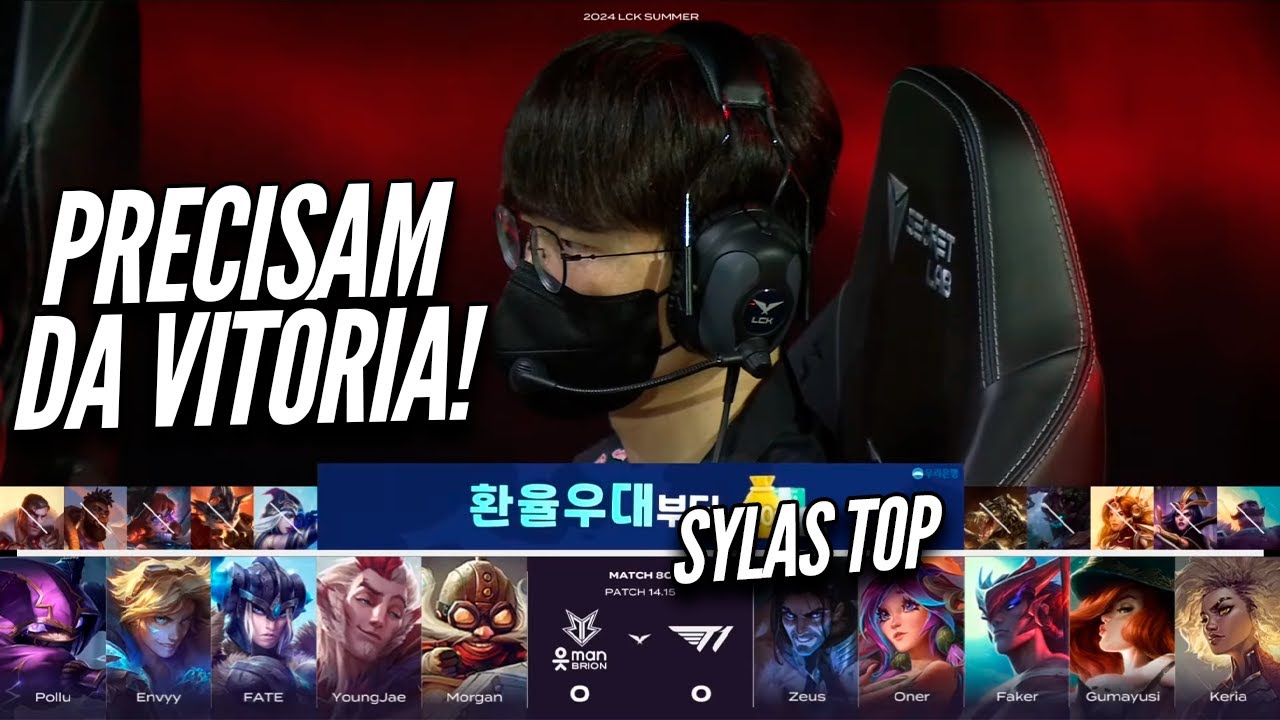 T1 Vs Bro Partida Importante Pra T1 Youtube