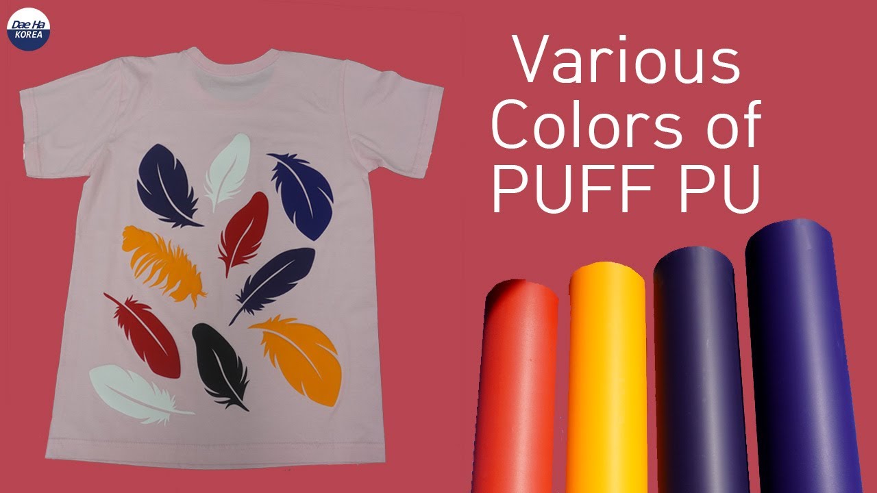 PUFF PU Multiple Colors / 3D & Puffy Effects - YouTube