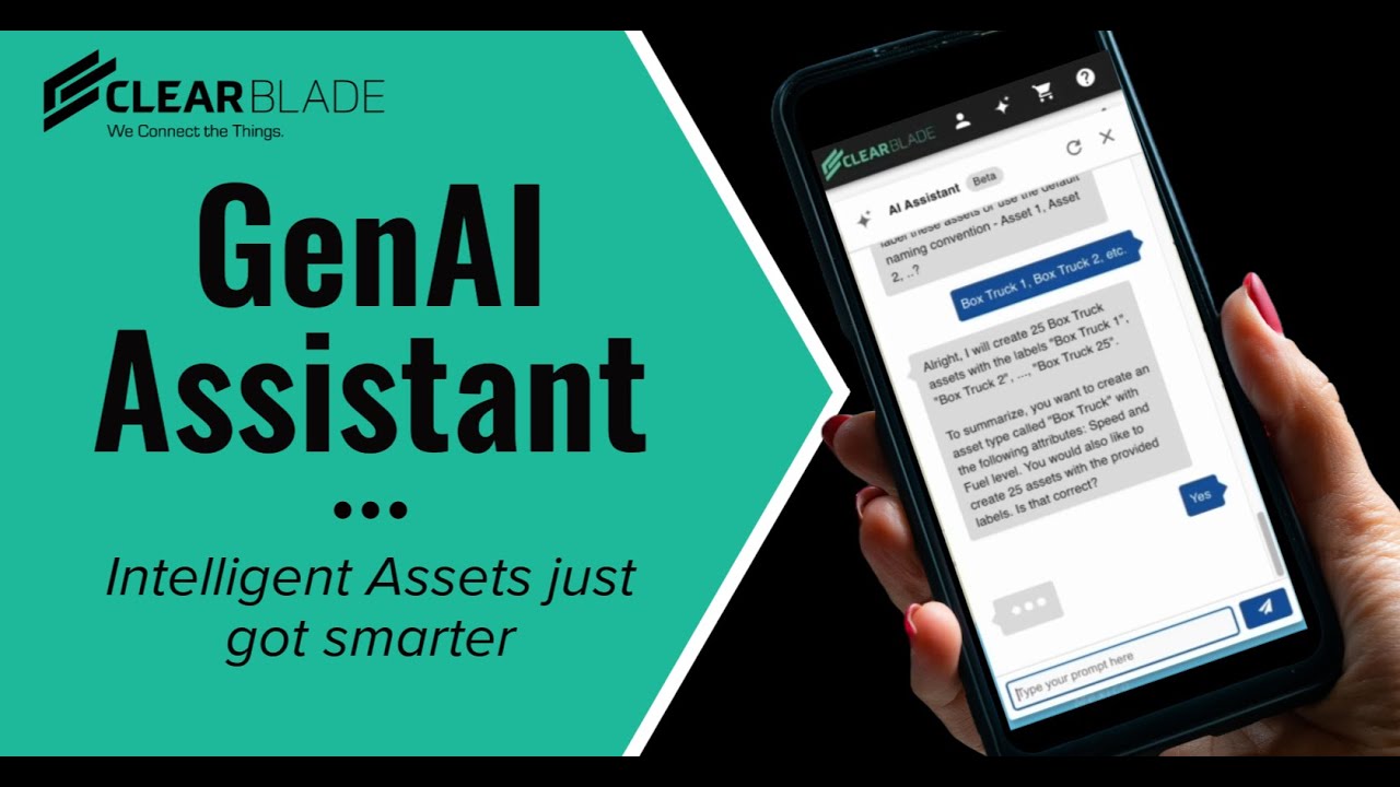 ClearBlade GenAI Assistant in Intelligent Assets - YouTube