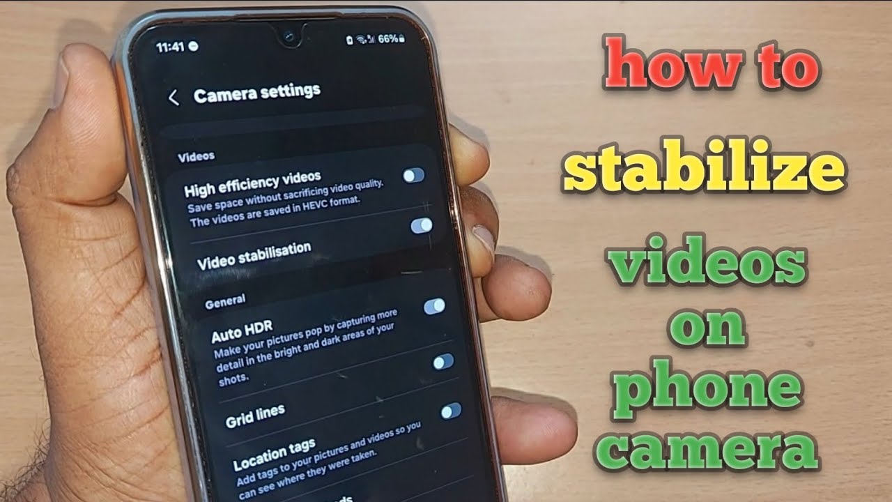how to stabilize videos on samsung galaxy camera | video stabilization ...