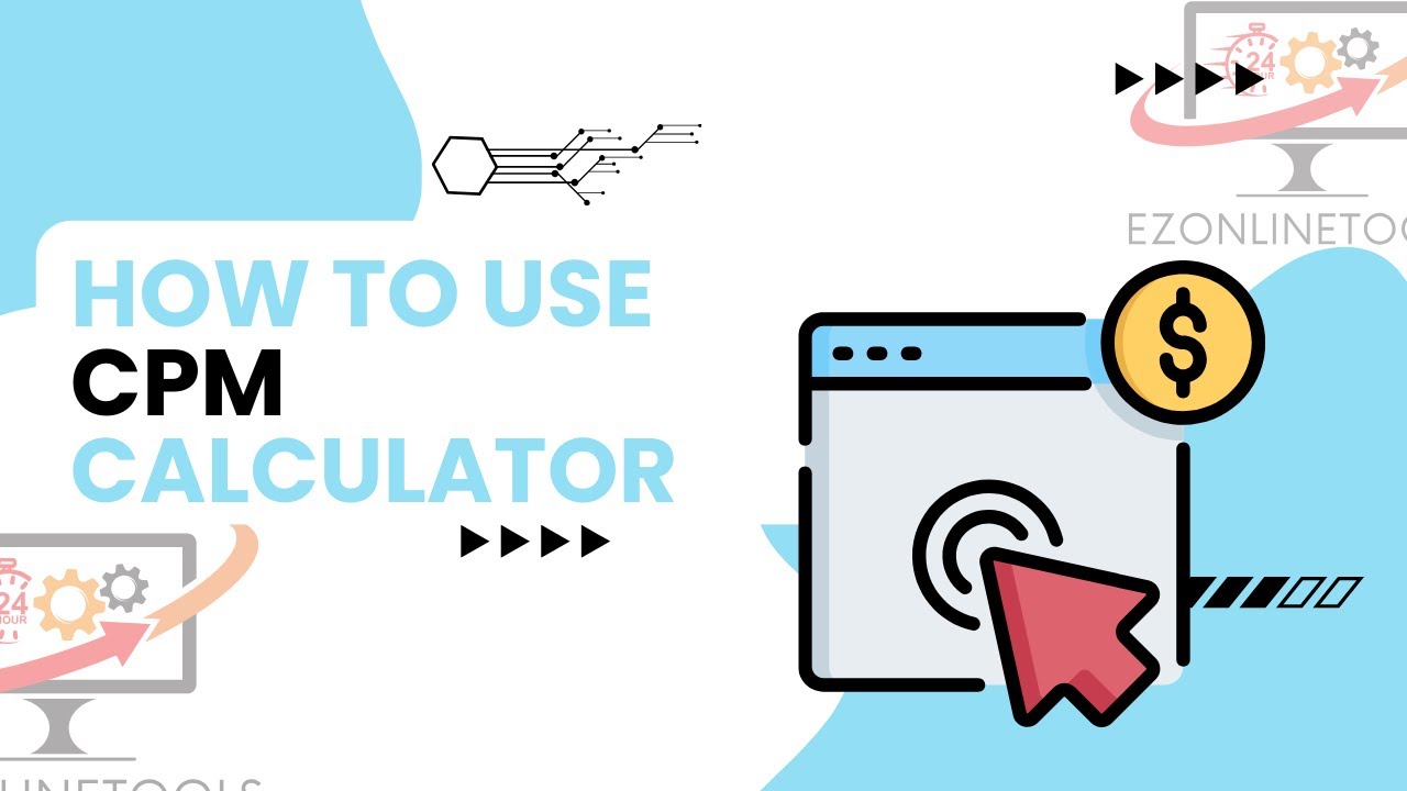 How to Use CPM Calculator Tool Online By Ezonlinetools.com - YouTube