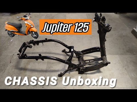 Jupiter 125 Chassis Un-Boxing and Price || bisram surin - YouTube