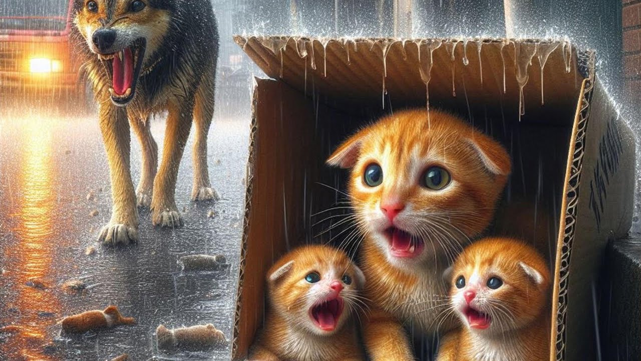 Poor cats 🆘 homeless under the thunderstorm #3 😿 #cat #sadcat #poorcat ...