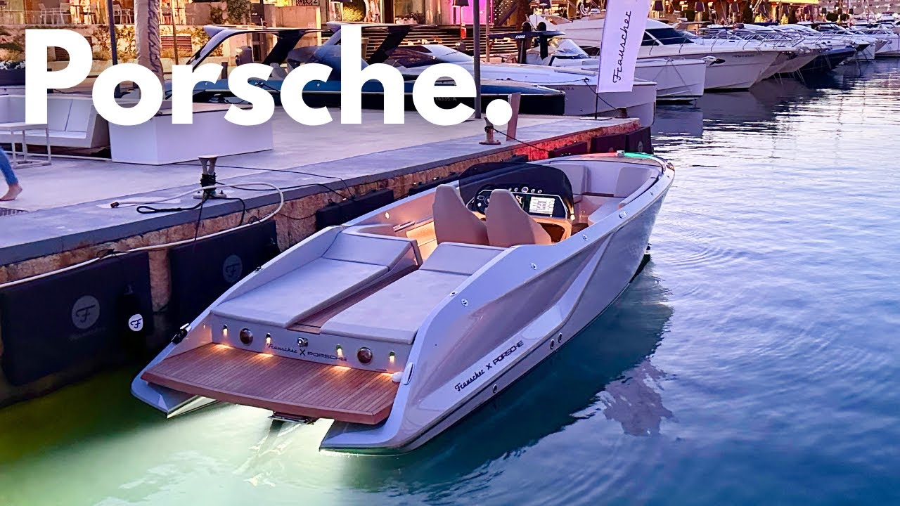 The Frauscher X Porsche 850 Fantom Air, 100% electric - YouTube