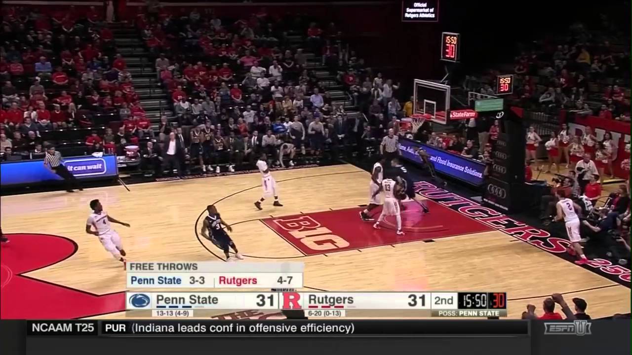 Shep Garner to Donovan Jack Alley-Oop Dunk vs. Rutgers - YouTube