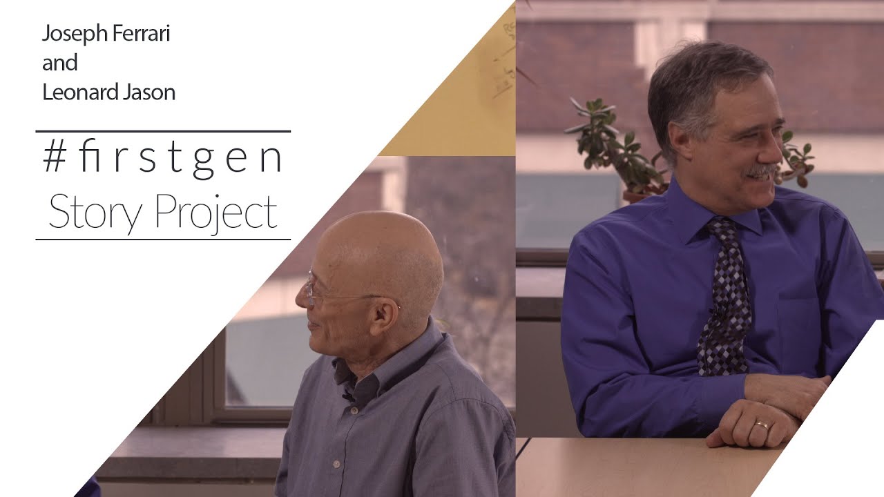 Joseph Ferrari & Leonard Jason | #firstGen Story Project - YouTube