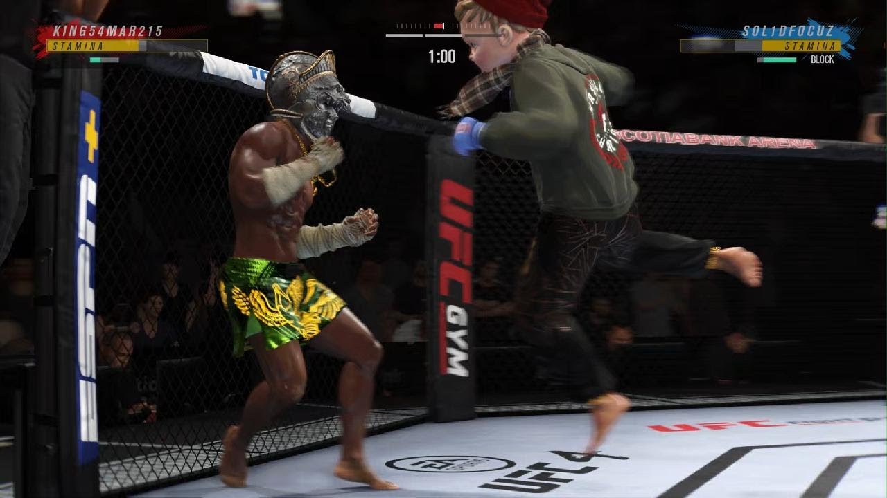 Hasbulla vs Gladiator, UFC 4, Boxing and taunting, EA Sports - YouTube