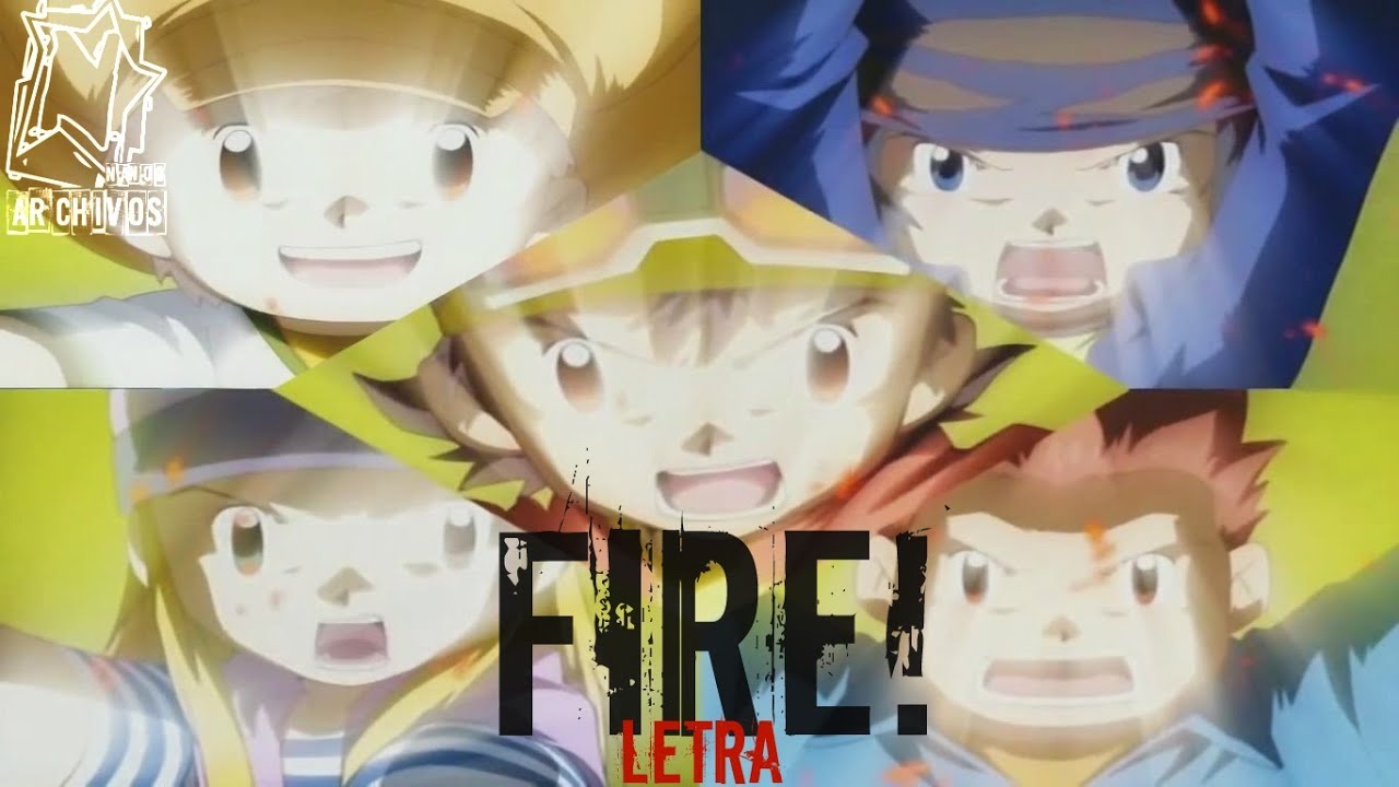 FIRE | Digimon Frontier - Letra Español Latino - YouTube