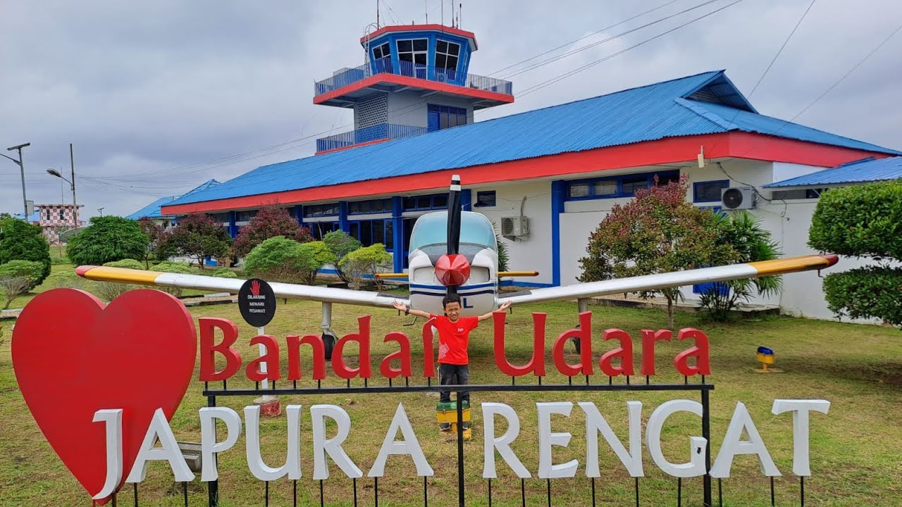 Bandara Japura Rengat - YouTube