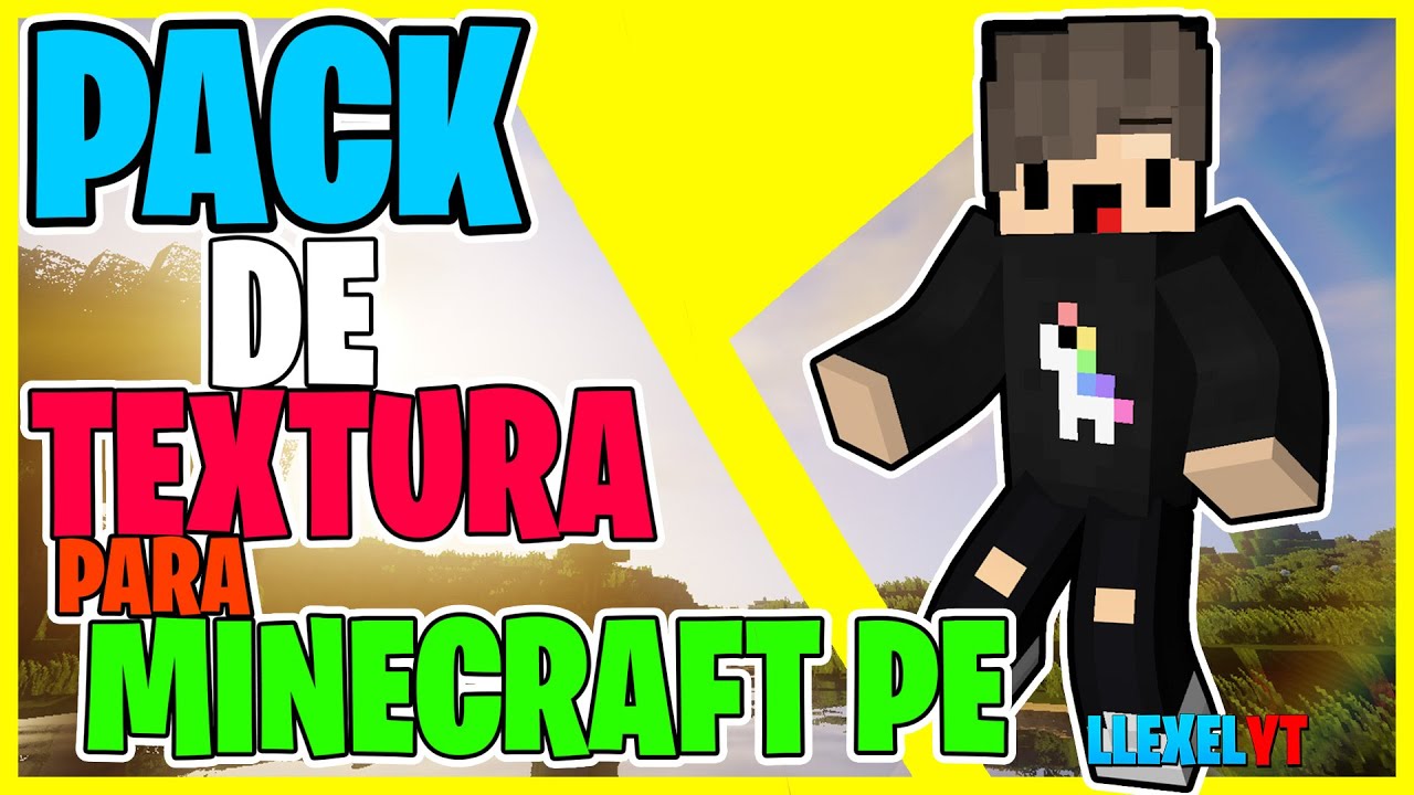 Como Descargar PACK DE TEXTURAS para Minecraft Pe REALISTAS - YouTube