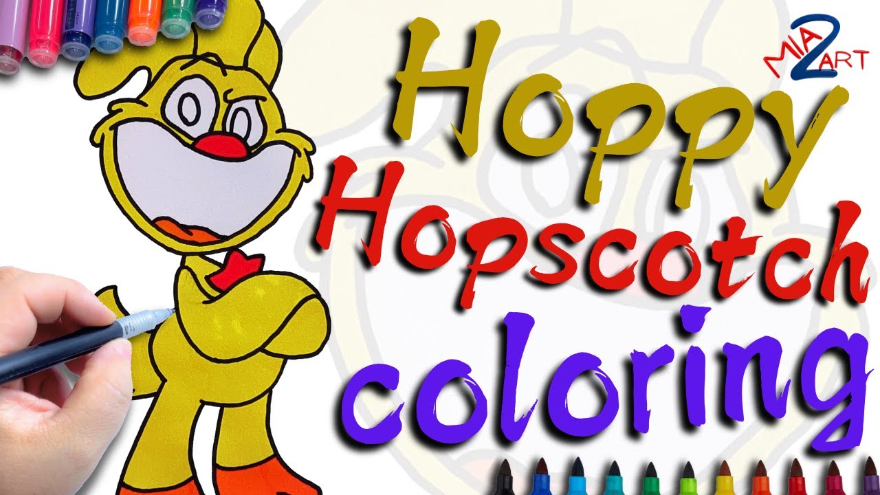 How to Paint Hoppy Hopscotch from Smiling Critters | Poppy Playtime ...