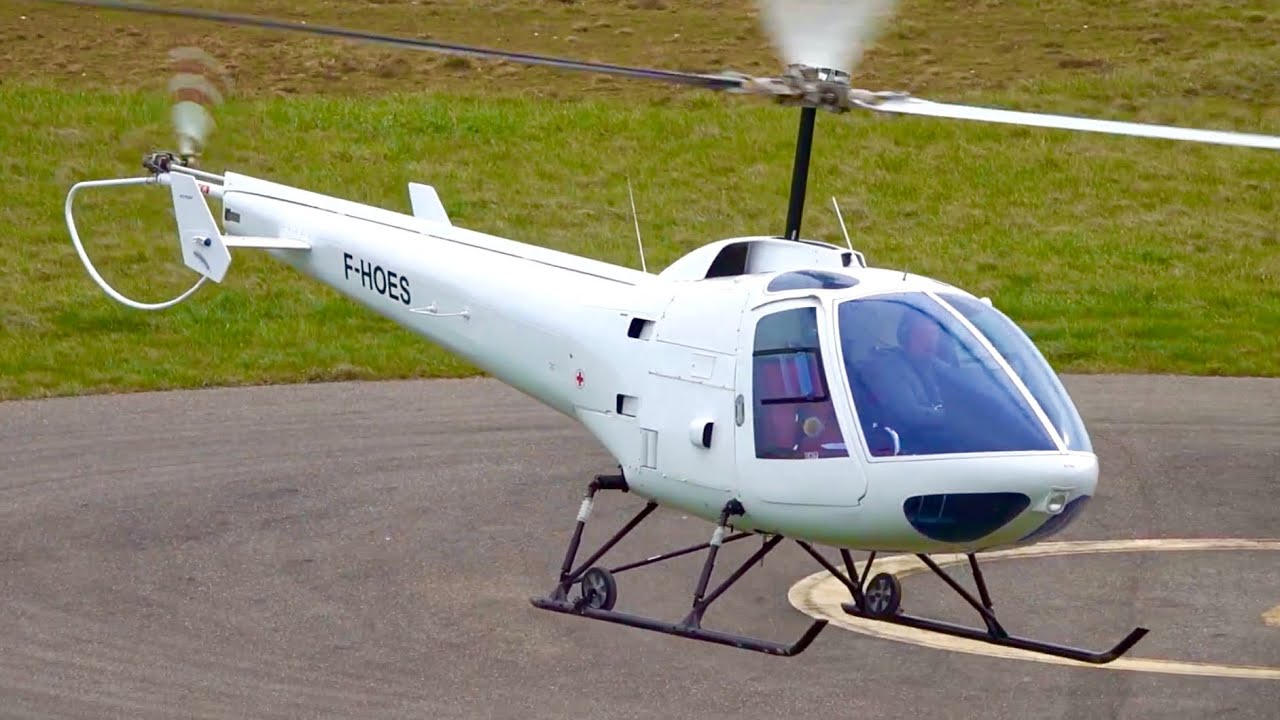 **RARE** Enstrom 280FX Shark | Takeoff at Nancy Essey Airport ...