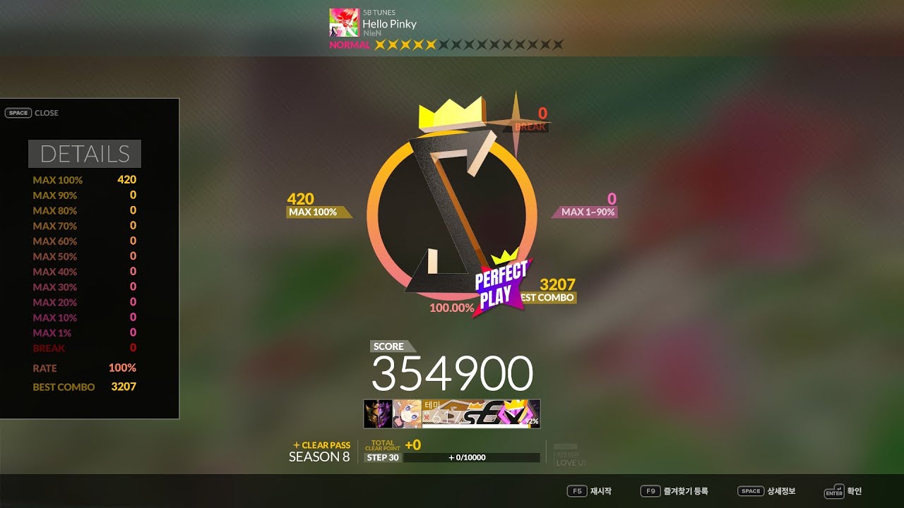 [DJMAX RESPECT V] Hello Pinky - NieN 5B NM PERFECT PLAY 100.00% - YouTube