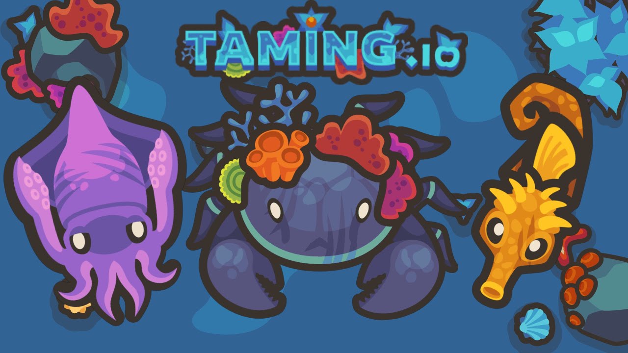 Taming.io New Ocean Biome Update! [New Seahorse, Crab, and Squid Pets ...