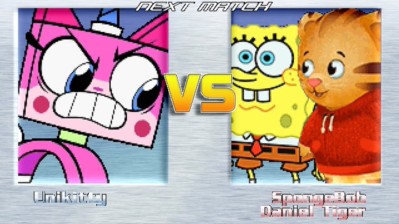 M.U.G.E.N REQUESTS | Unikitty vs SpongeBob/Daniel Tiger - YouTube