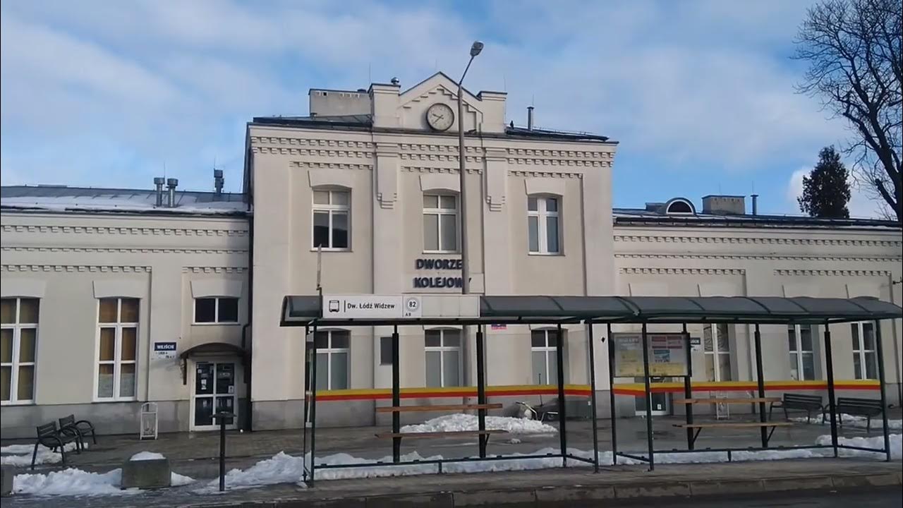 Łódź Widzew, prezentacja stacji kolejowej - YouTube