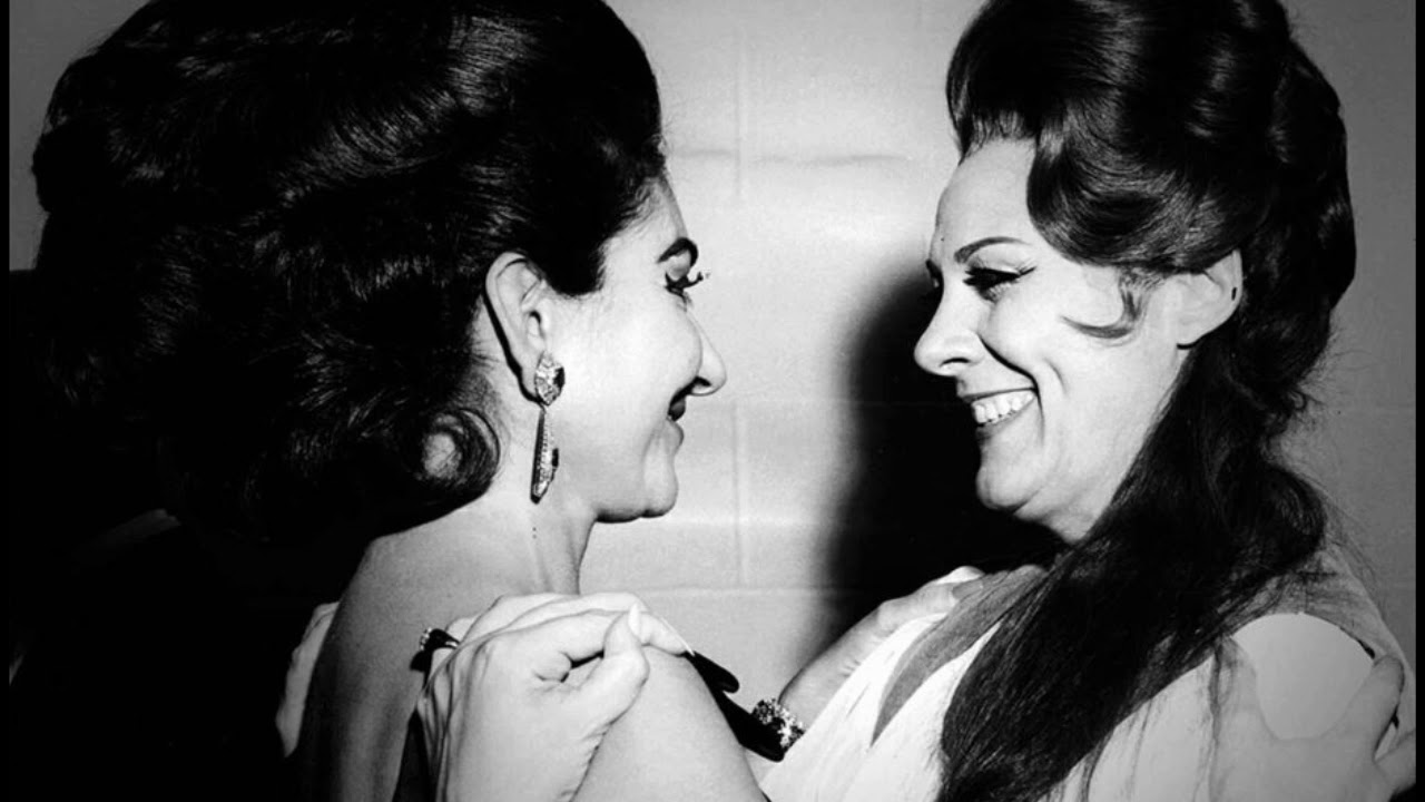 Maria Callas and Renata Tebaldi sing "Franchigia a Floria Tosca ...