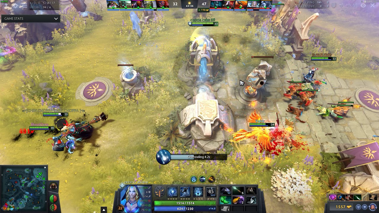 Crystal Maiden BKB Ult Dive for MEGA CREEPS - YouTube