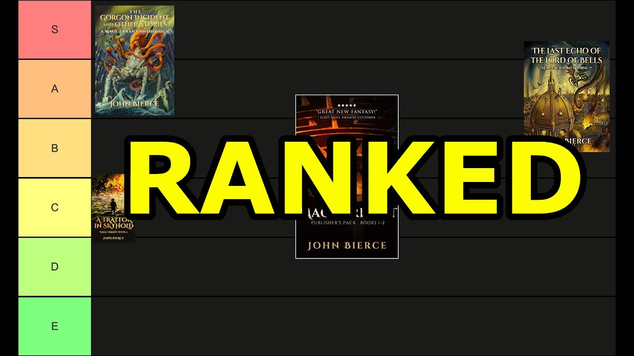 Mage Errant Series Tier List | John Bierce Books Ranked - YouTube