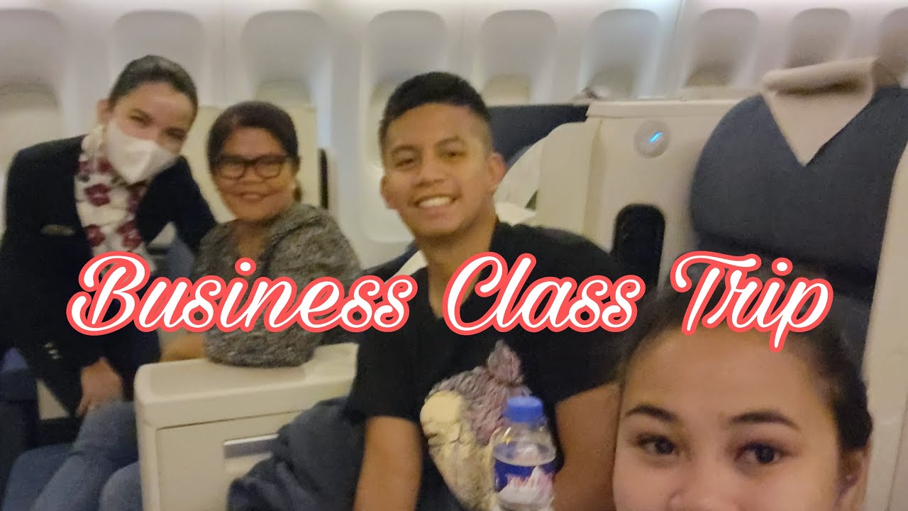 PHILIPPINE AIRLINES Business Class Trip - YouTube
