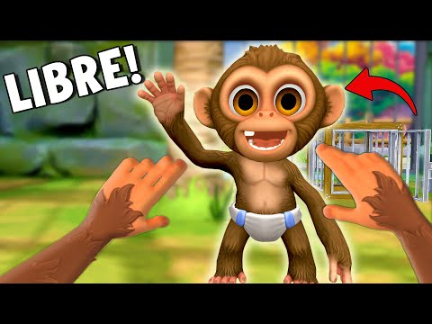 Conseguí LIBERAR al BEBÉ MONO (I Am Monkey VR)