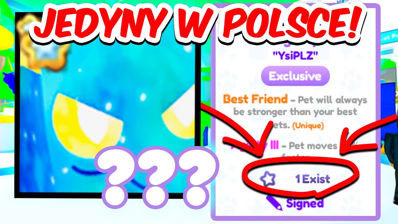 Jedyny w 🇵🇱POLSCE HUGE COMET AGONY! *Jak go Zdobyłem?* - Pet Simulator ...