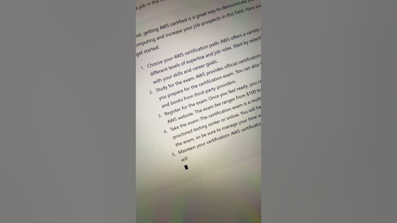 How to Learn AWS and get AWS Certified using ChatGPT - ChatGPT and AWS #shorts - YouTube