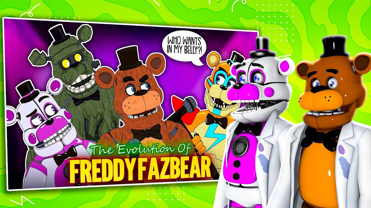 Funtime Freddy Reacts to The EVOLUTION OF FREDDY FAZBEAR! - YouTube