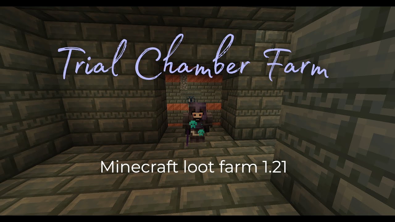 I Built a Trial Chamber Loot Farm in Minecraft 1.21 - YouTube