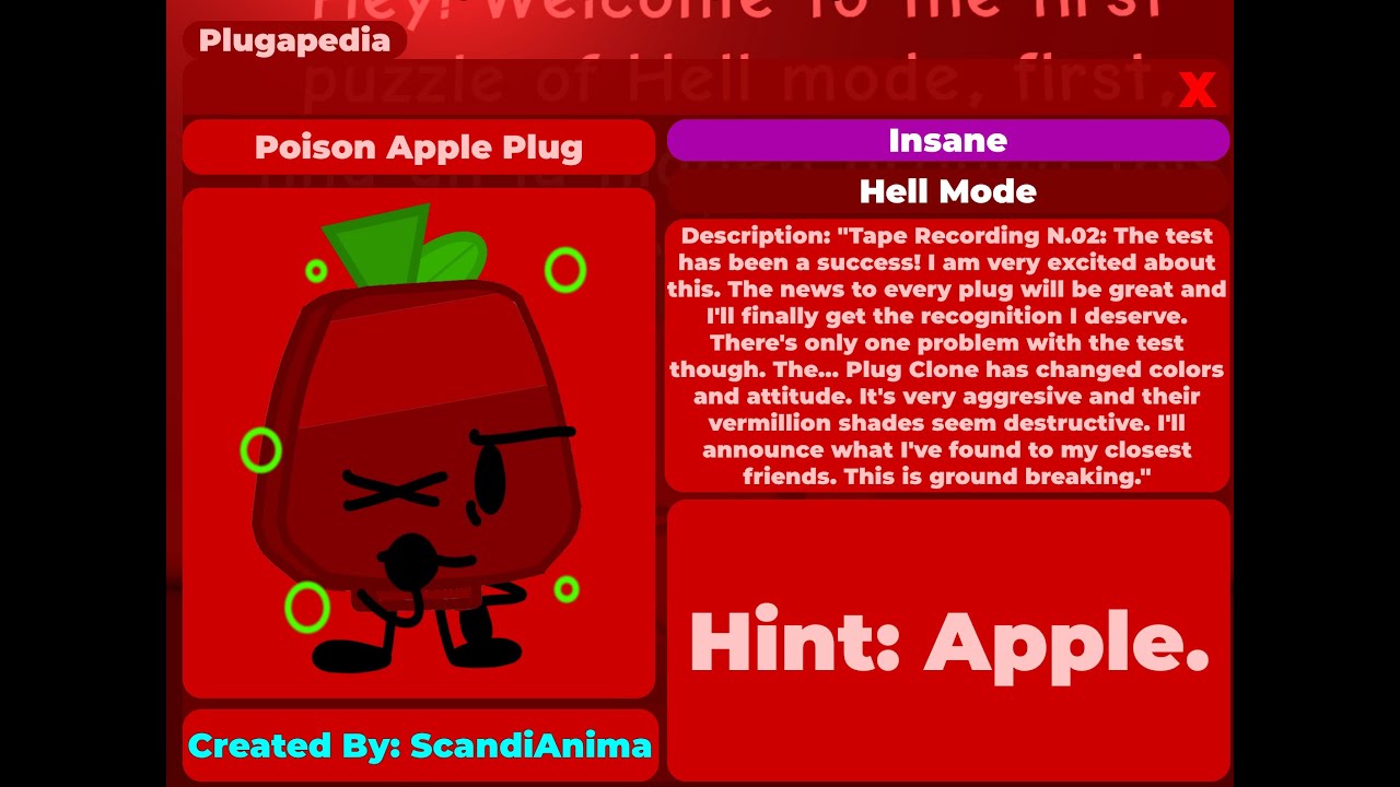 How To Get Poison Apple Plug - Find The Plugs - YouTube