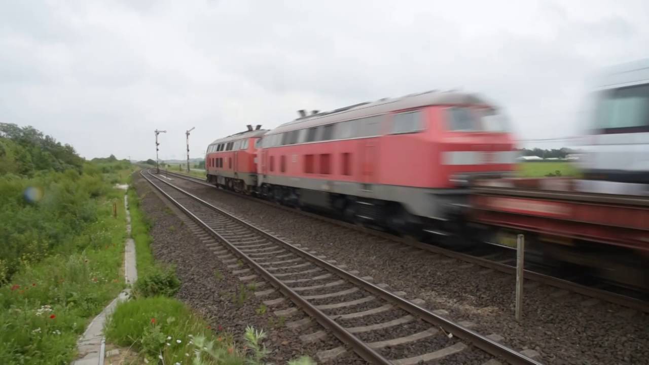 2016-07-09 Züge auf der Marschbahn Sylt, Morsum und Keitum - YouTube