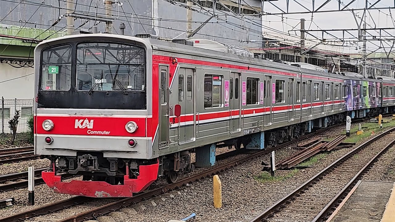 [4K] Stasiun Bogor: Kompilasi KRL Commuter Line | JR 205, Tokyo Metro ...